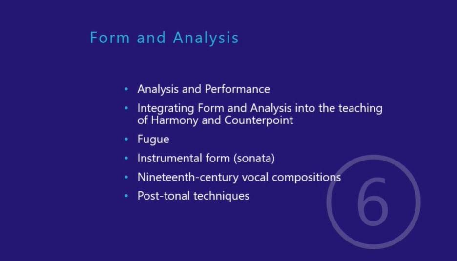 RCM Teacher Portal - Harmony: Form and Analysis